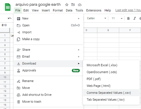 Utilizando os dados do Colab Gov no Google Earth – Colab Gov